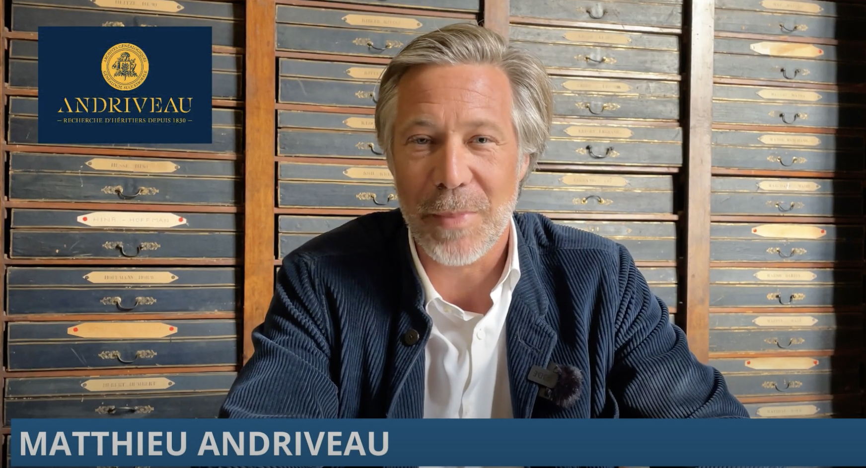 Généalogie successorale : Matthieu Andriveau, DG des Archives Andriveau